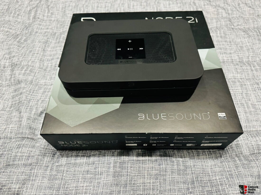 Node 2i Streamer Bluesound OS For Sale - Canuck Audio Mart