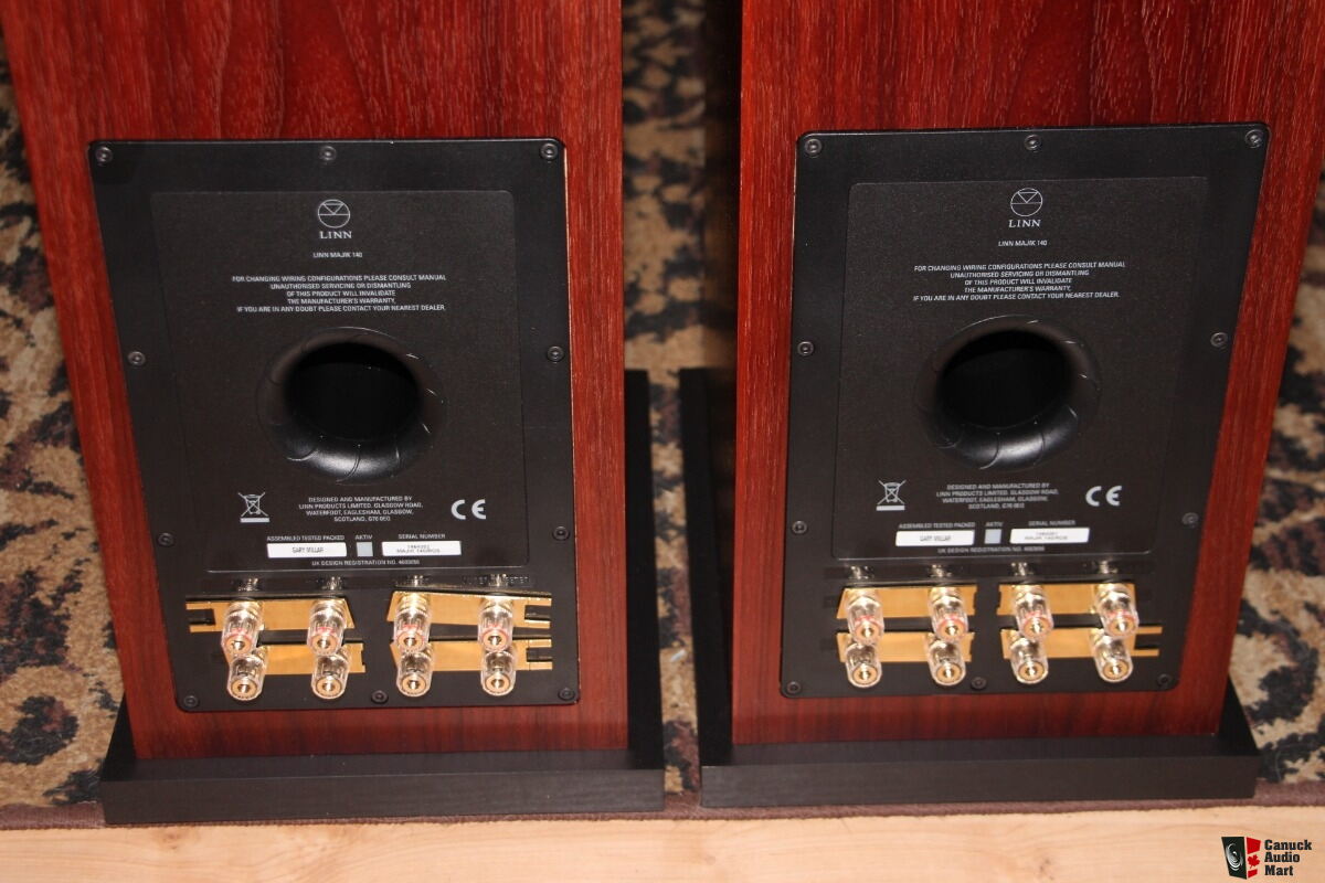 Linn Majik 140 speakers with optional aluminum bases Photo #4911379 ...