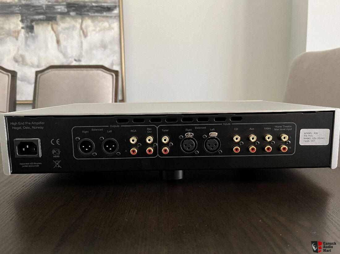 Hegel P20 Preamplifier - Silver Photo #4911760 - Canuck Audio Mart