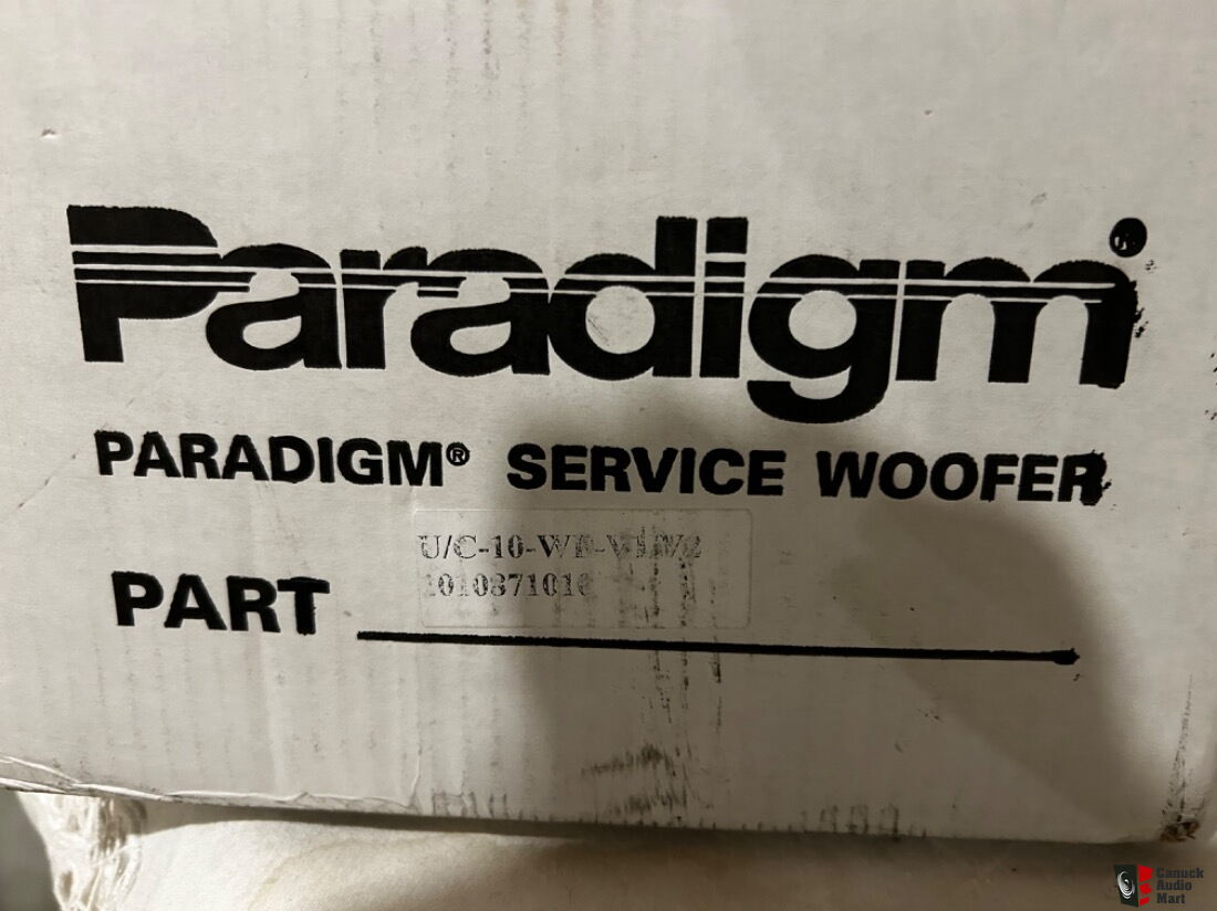 Paradigm - Replacement Subwoofer woofer for ultracube 10 Photo #4912501 ...