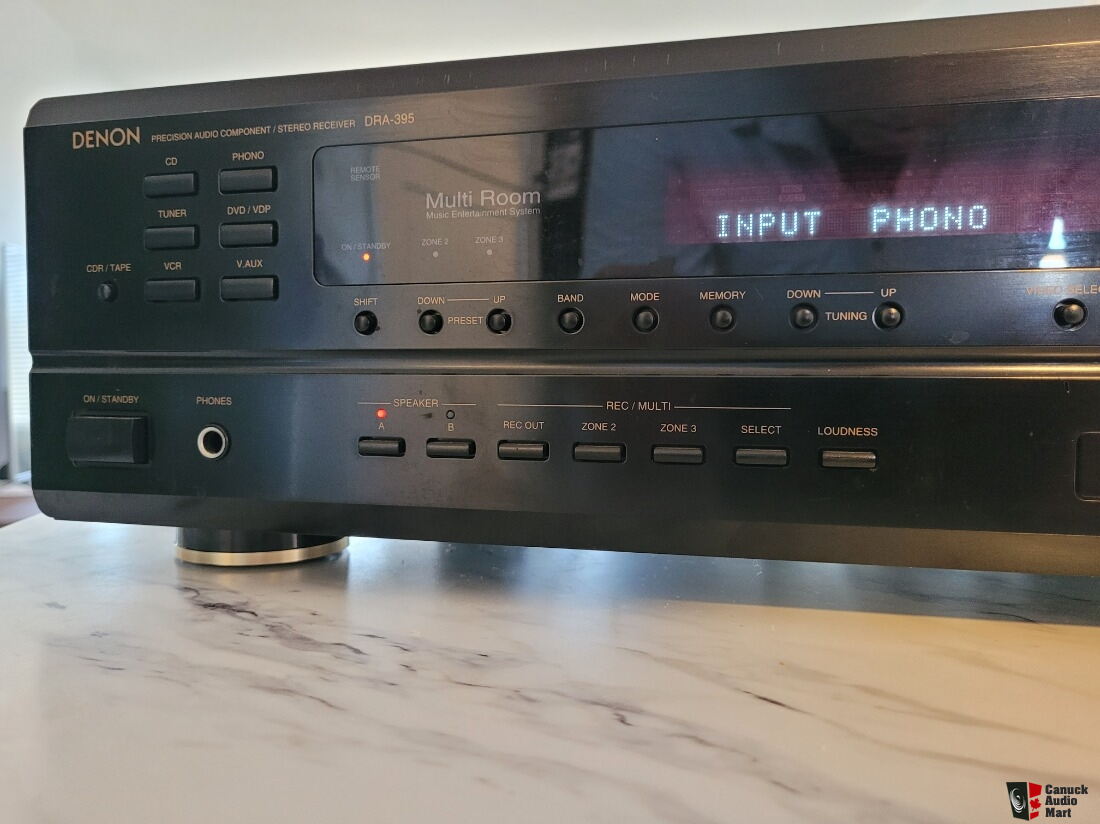 Quality Denon DRA 395 Stereo Receiver with outstanding Phono Preamp and ...