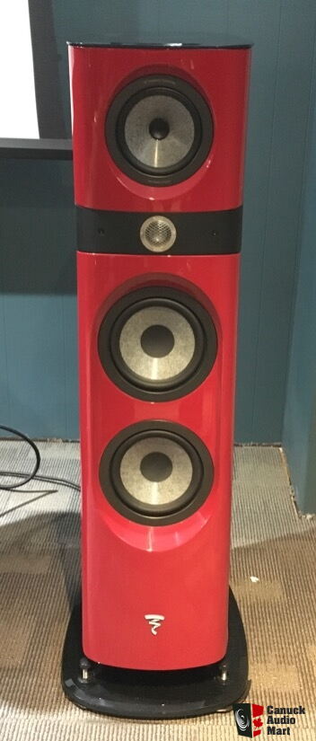Focal Sopra 3 in Imperial Red Dealer Ad - US Audio Mart