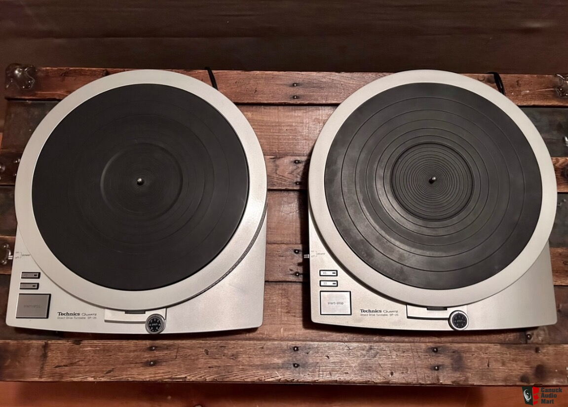 Pair of Technics SP-25 turntables For Sale - UK Audio Mart