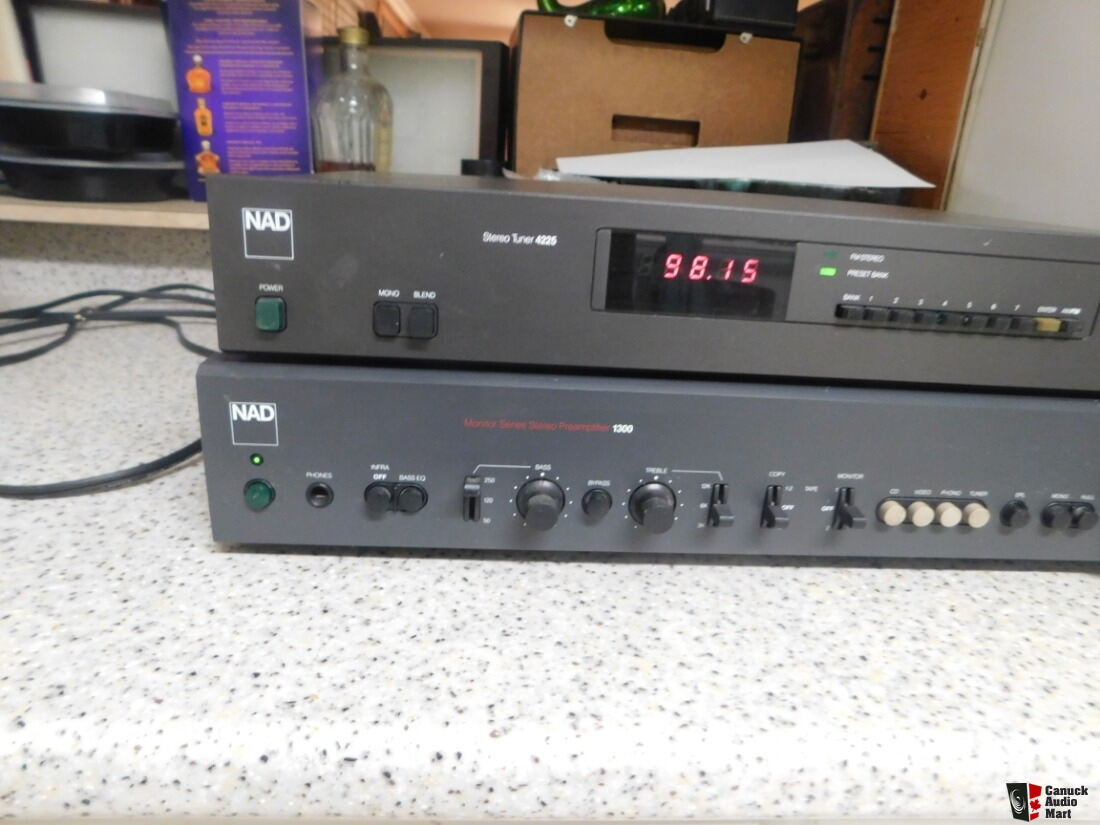Nad 1300 Preamp & Nad 4225 Tuner Working With Original Manuals Photo ...