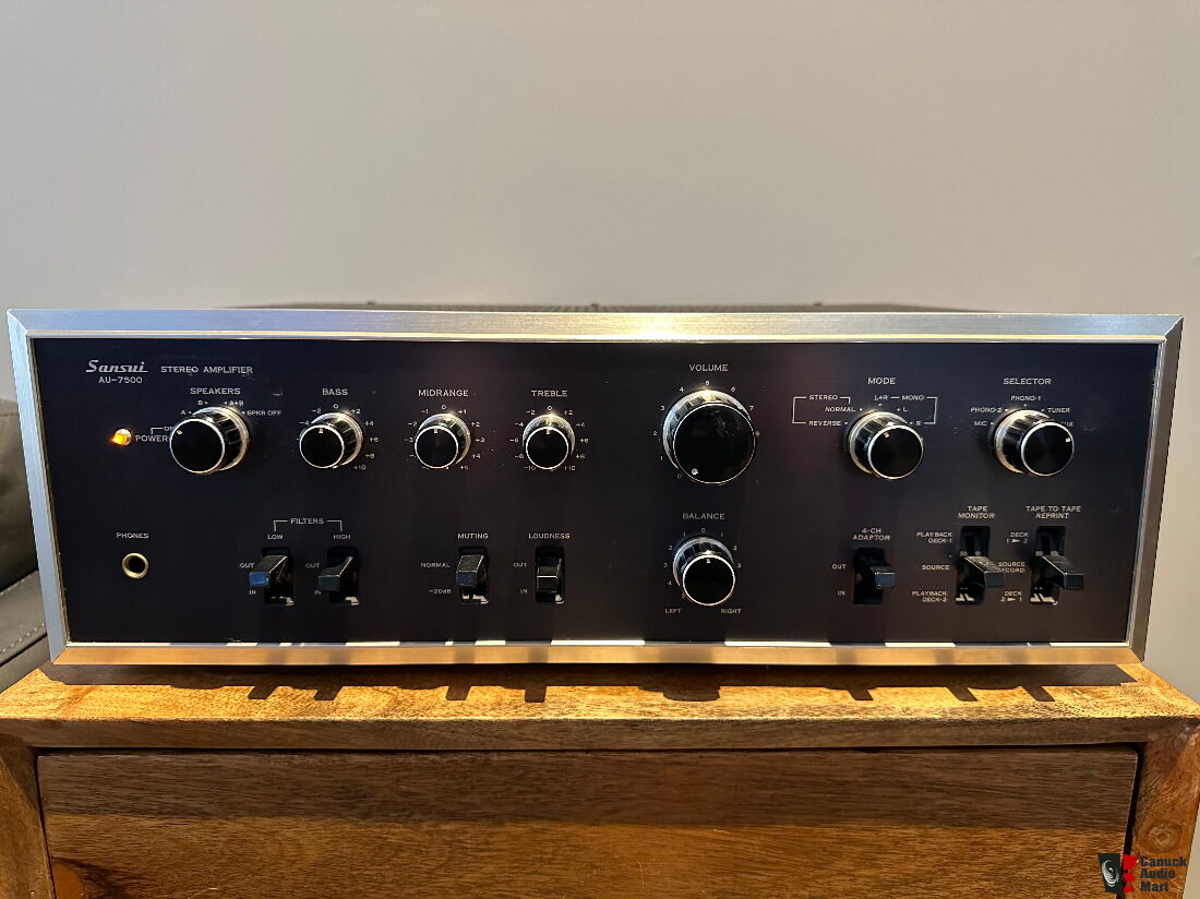Sansui AU-7500 Integrated Amplifier For Sale - Canuck Audio Mart