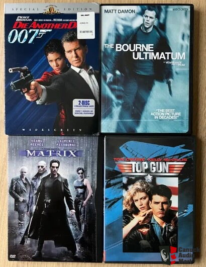 100 DVD LOT : Action/Comedy/Drama + Bonus 3D blu-rays