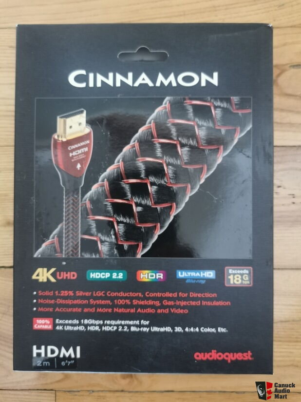 Audioquest Cinnamon HDMI cable For Sale - Canuck Audio Mart