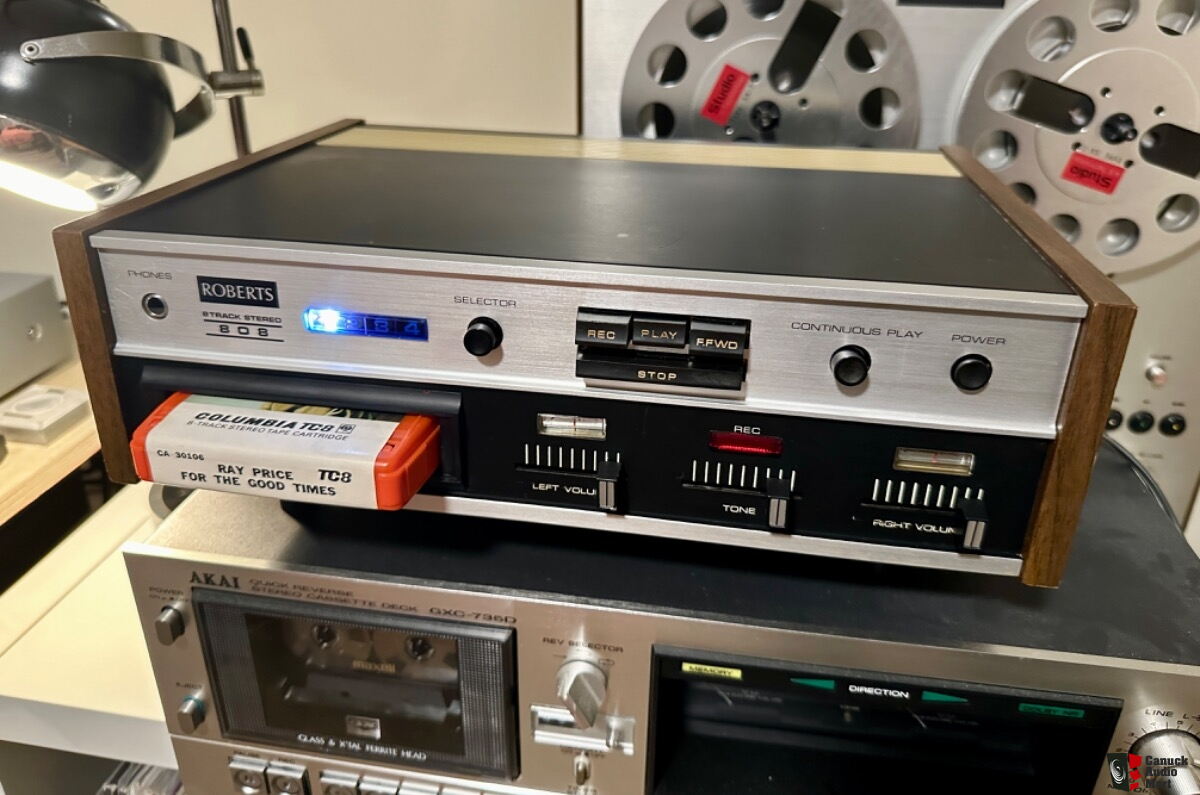 Rogers "akai" 808 8-track player! Works great! For Sale - Canuck Audio Mart