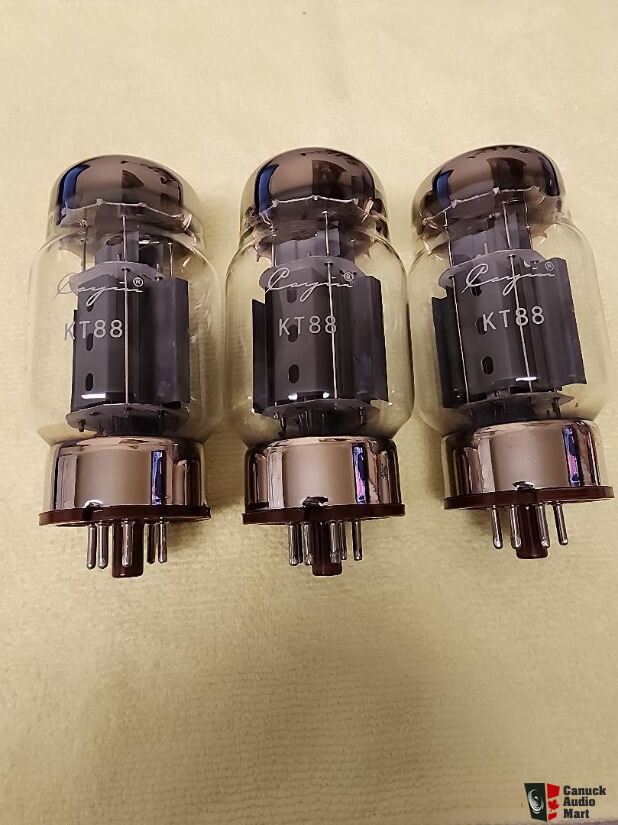 3 original Cayin KT88 vacuum power tubes low hour usage For Sale ...