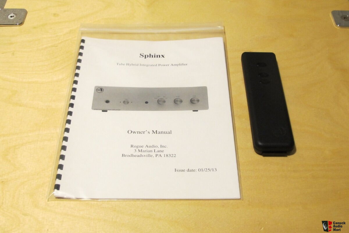 Rogue Audio Sphinx V2 hybrid integrated amplifier - EXCELLENT !!! Photo ...