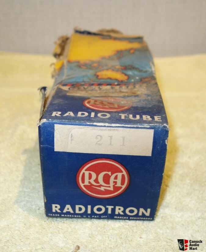 RCA 211 tube Made in USA tested on Amplitrex AT1000 For Sale - Canuck ...