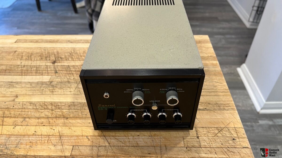 Sansui CD5 ELECTRONIC CROSSOVER perfect working, free canada shipping ...