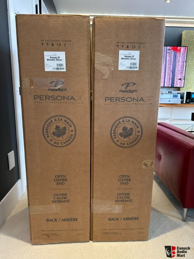 Paradigm Persona 3F Floorstanding Speaker Metallic Silver - Perfect ...