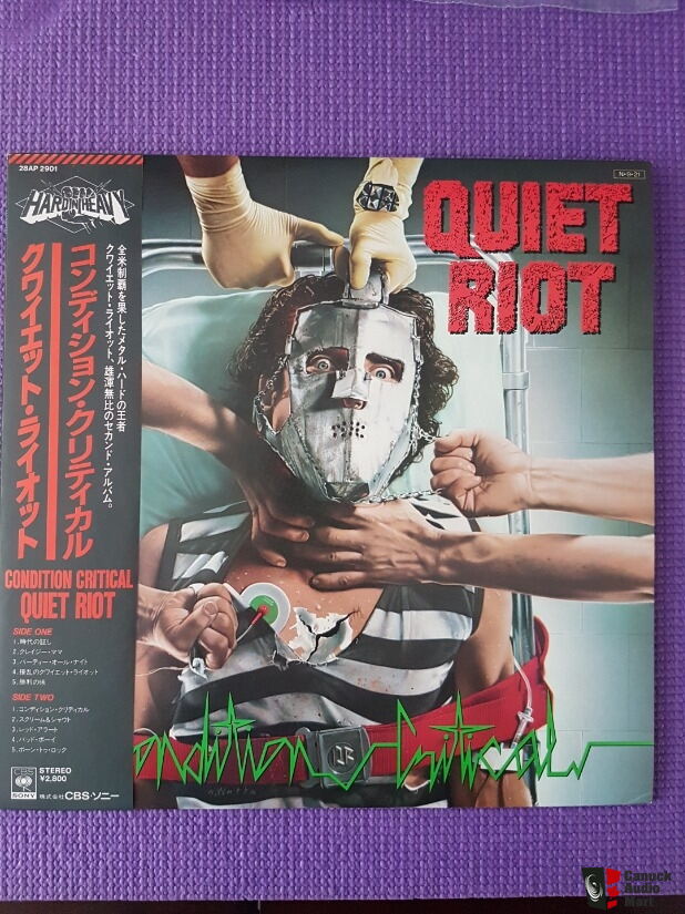QUIET RIOT " Condition Critical For Sale - Canuck Audio Mart