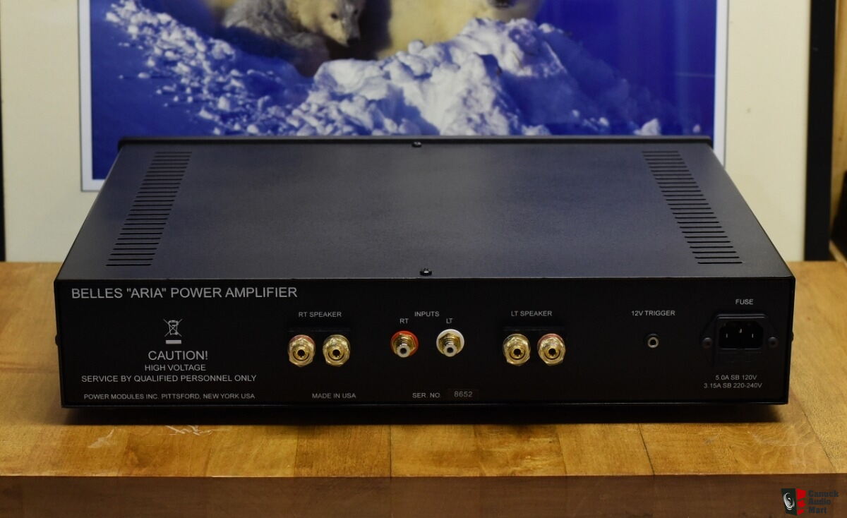 Belles Aria Stereo Power Amplifier Photo #4945652 - Canuck Audio Mart