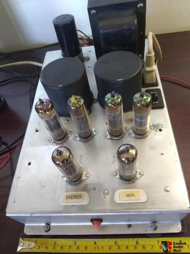 Vintage stereo tube power amplifier Photo #4947215 - Canuck Audio Mart