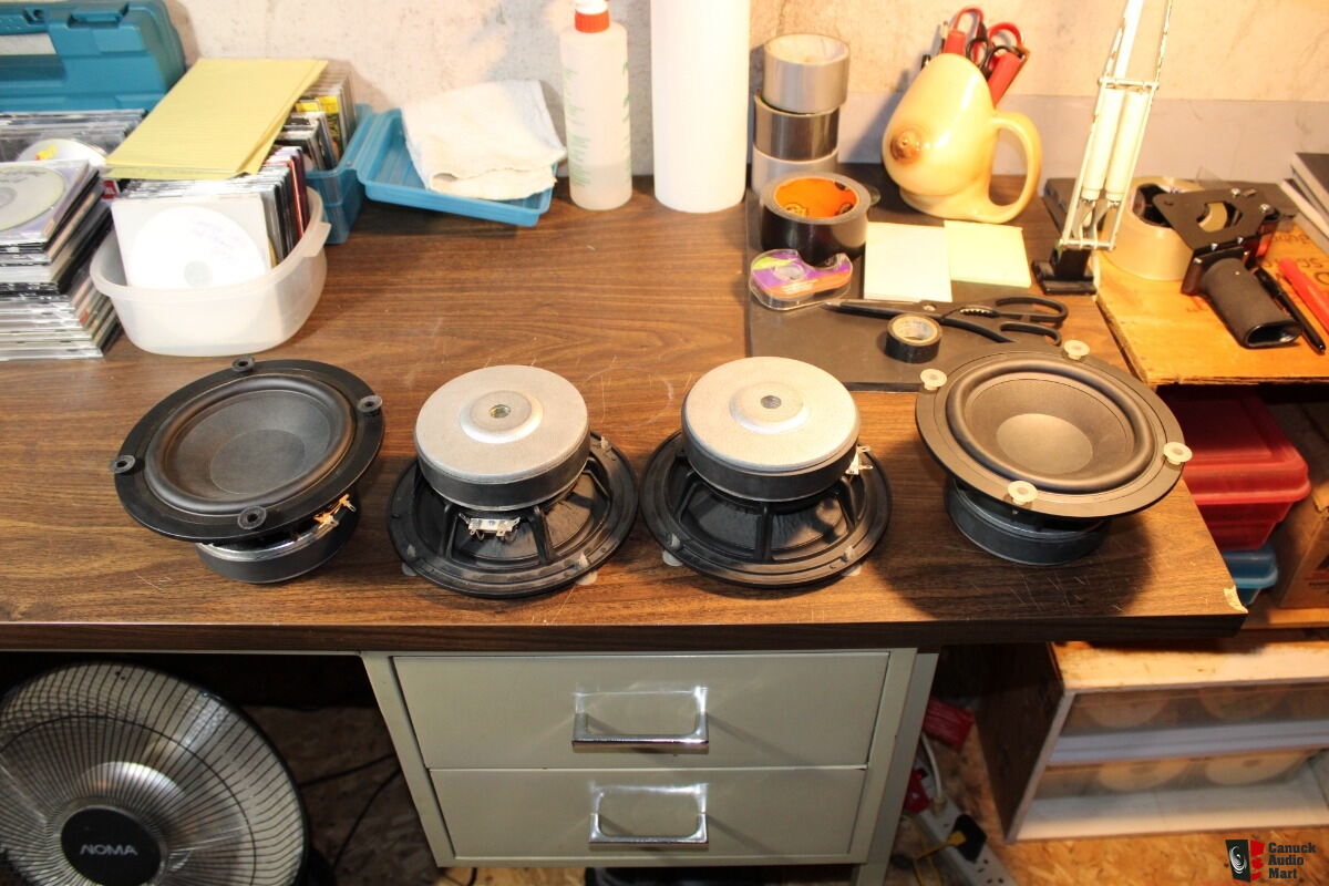 7-1/8" High Power Woofers 8-OHM PAIR For Sale - Canuck Audio Mart