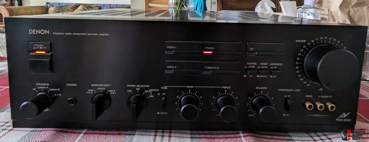 Denon PMA-900V 120wpc Integrated Amplifier MM MC Phono Preamp Photo ...