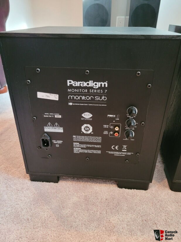 Pair of Paradigm Monitor Sub 12s with PT-1 Wireless Kit Photo #4953120 ...
