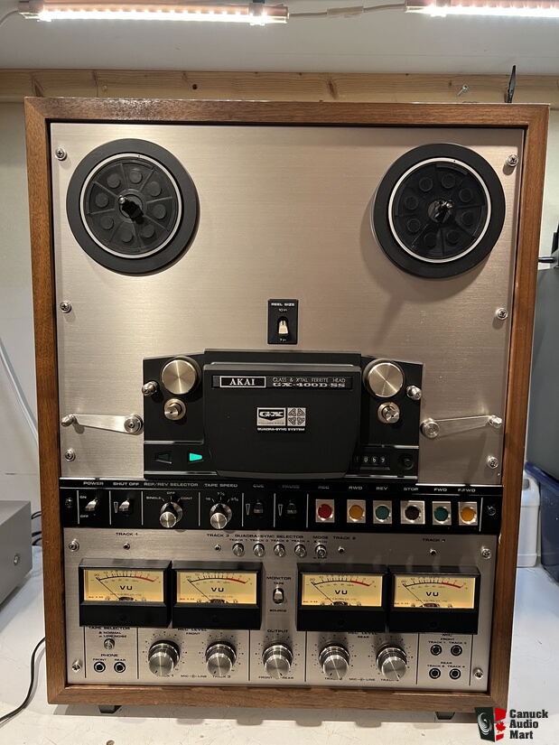 Hi-end Akai 4ch reel to reel GX-400D SS Photo #4953864 - Canuck Audio Mart
