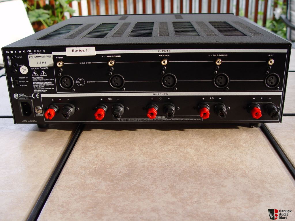 Anthem MCA 5 Series II Photo #496920 - UK Audio Mart