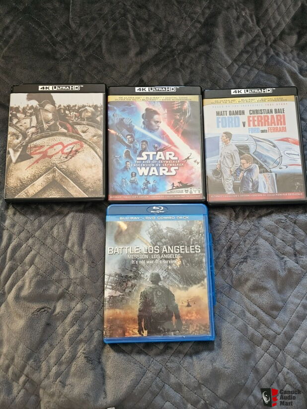 4K & Standard bluray movies for sale - Various For Sale - Canuck Audio Mart