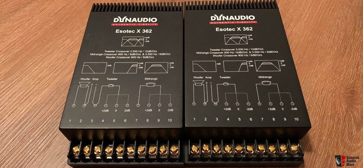 Dynaudio Esotec X362 Passive 3way Crossover Pair Like New For Sale - UK ...