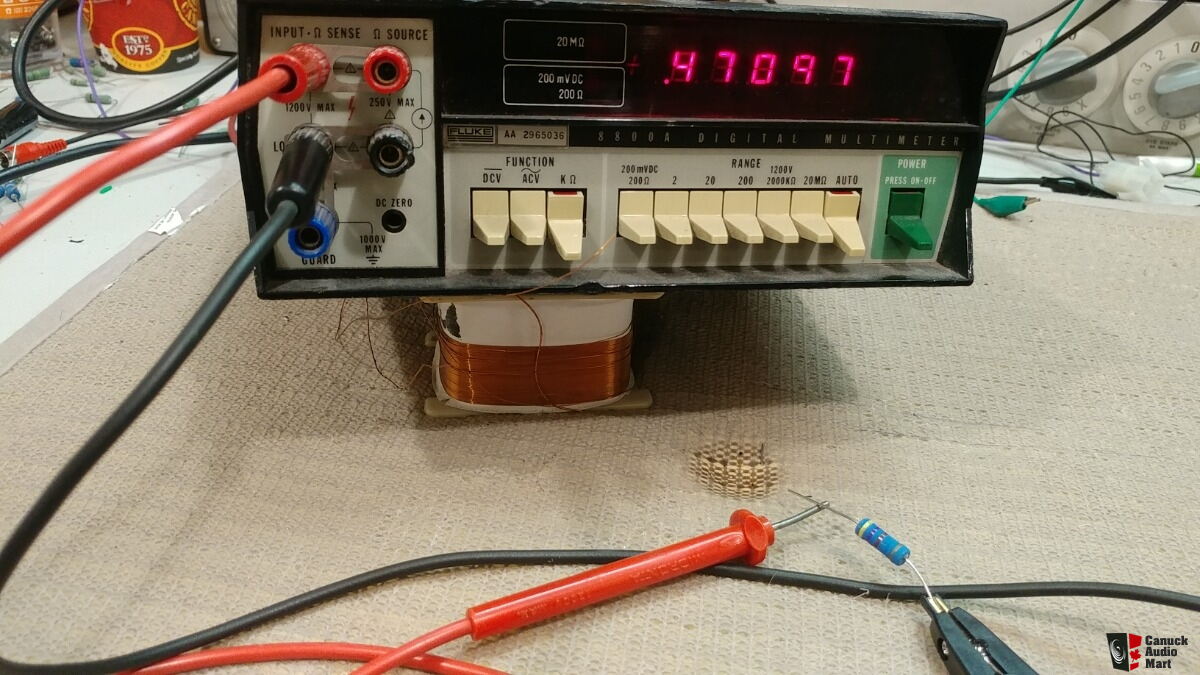 digital multimeter FLUKE 8800A, working Photo #4984244 - Canuck Audio Mart