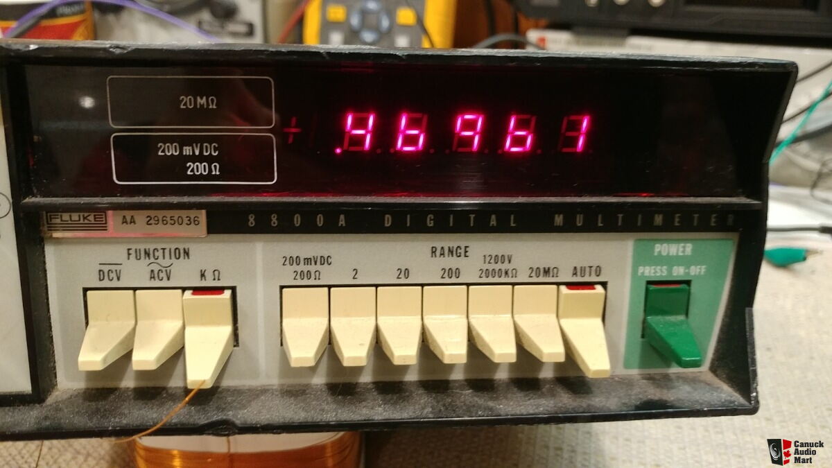 digital multimeter FLUKE 8800A, working Photo #4984243 - US Audio Mart