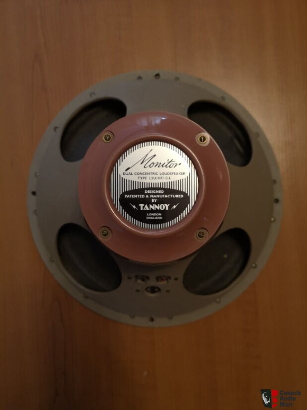 Single Tannoy Red 12 inch Concentric in Original GRF Back Loaded Horn ...
