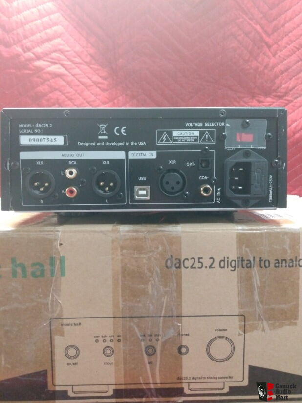 Music Hall 25.2 dac For Sale - Canuck Audio Mart