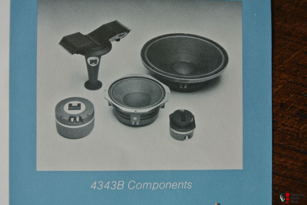 JBL 4343 B Professional Series Studio Monitor Speakers Photo #499122 ...
