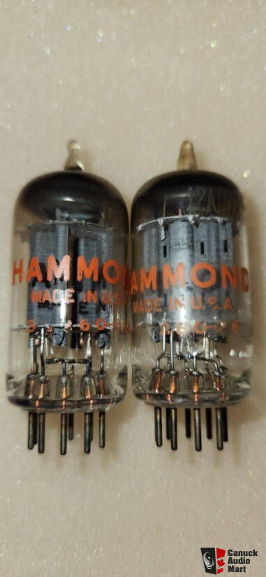 Selected tubes 12AU7 matched pairs available HAMMOND Photo #4991391 ...