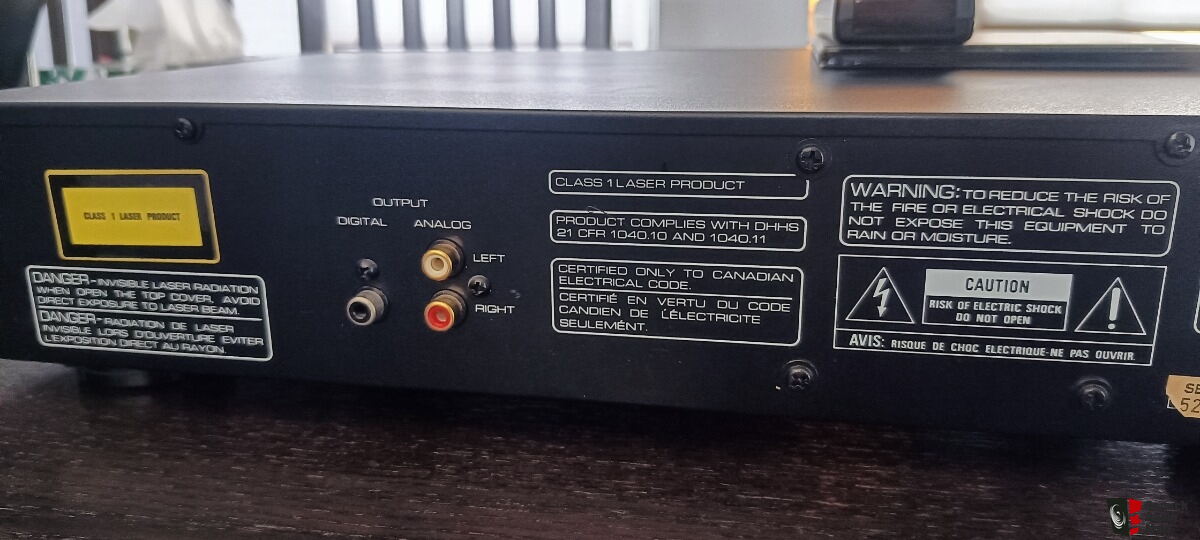 Rotel RCD 955-AX with Cyrus RCA cable