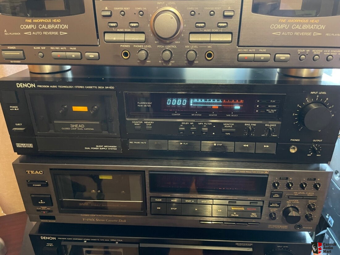 Denon DR-M20 3-head cassette deck - EXCELLENT Photo #4993059 - US Audio ...