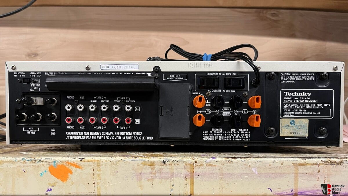 Technics SA-424 Stereo Receiver