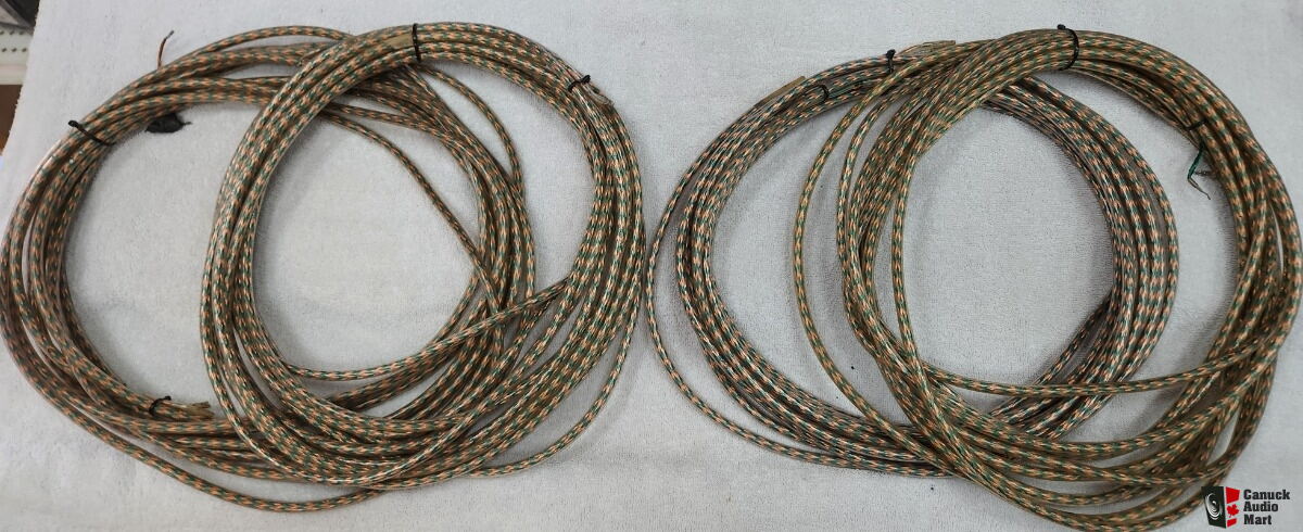 POLK/Monitor Vintage Cobra Cables LITZ Cooper & Green (Round Speaker ...