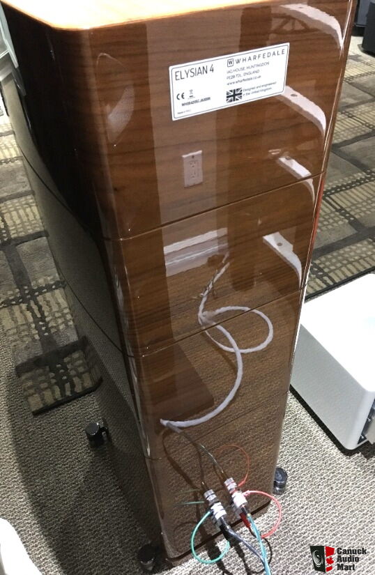 Wharfedale Elysian 4 Walnut High Gloss Photo #4999984 - Canuck Audio Mart