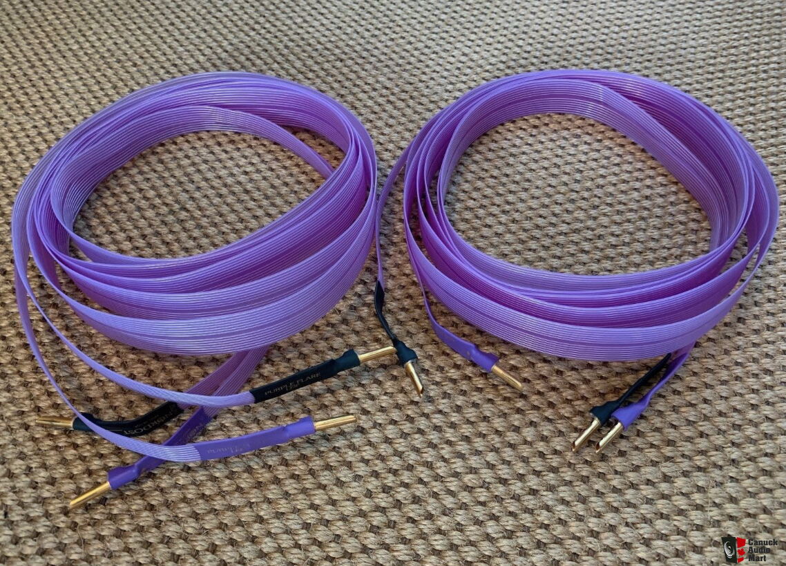 Nordost Purple Flare Speaker Cables (3M) - 30% off new price Photo ...