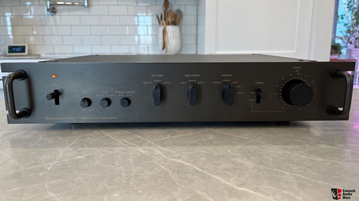 Technics SU-9070 70A flat hi-fi preamplifier,,nice free canada shipping ...