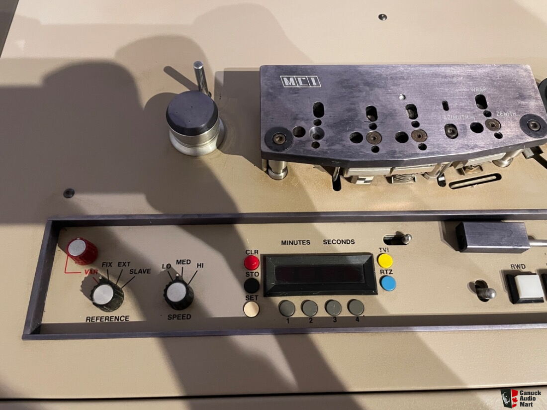 Rarest RTR MCI JH110 1/4" two-track tape machine Reduce Photo #5005611 ...