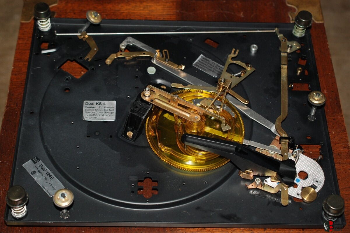 Dual Belt-Drive Turntable Switches, Knobs, Levers, Linkage and Trim Parts