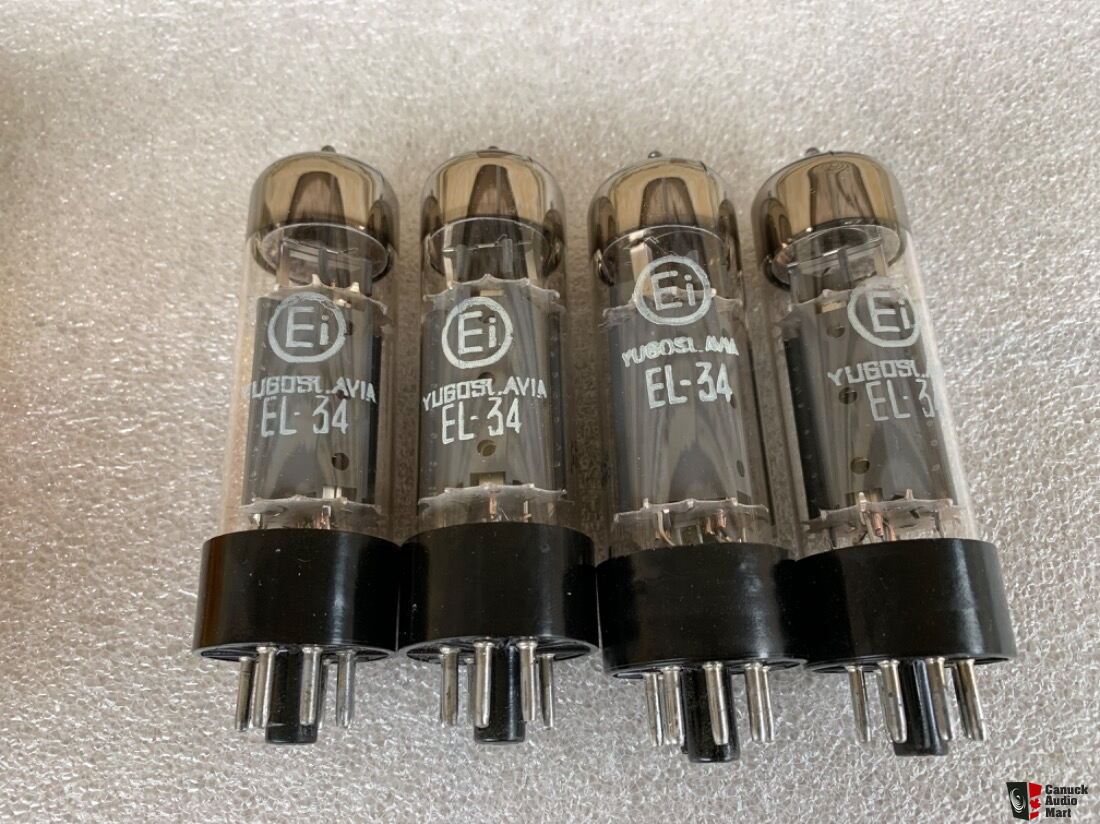 Power Tubes EL 34 EI matched pairs or quads Photo #5007980 - Canuck ...