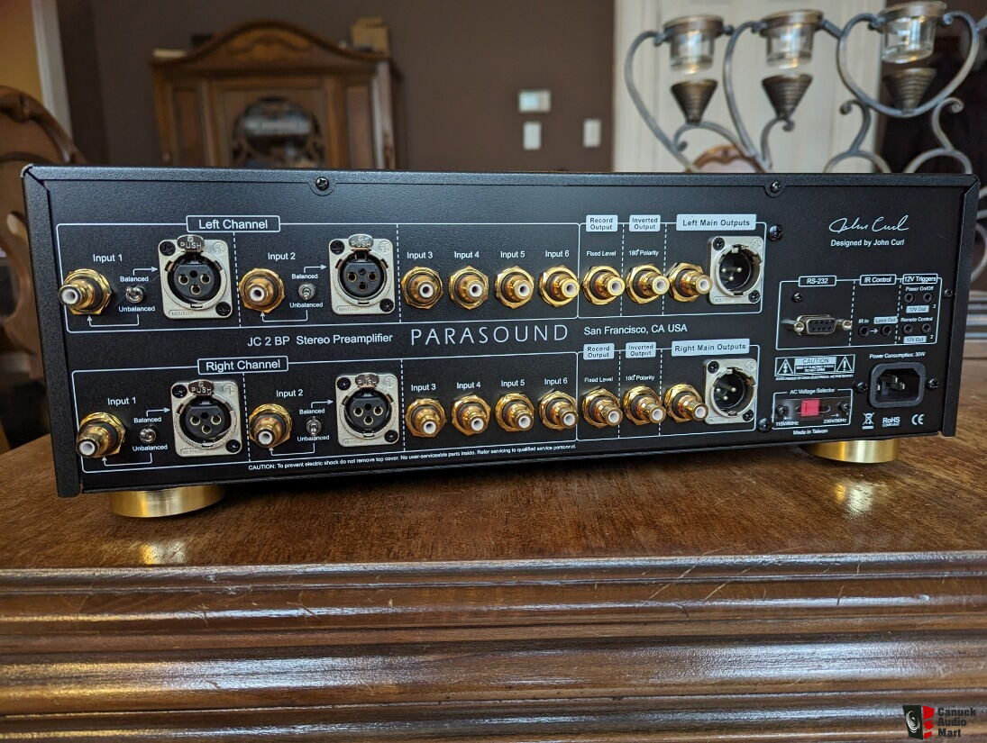 Parasound JC2-BP preamp Photo #5009784 - US Audio Mart