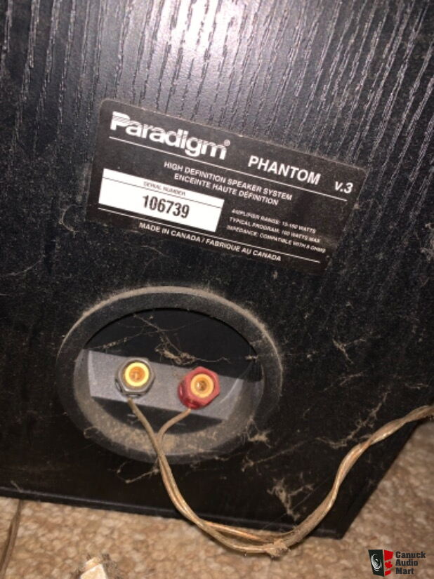 Paradigm phantom v3 Photo #5013094 - Canuck Audio Mart