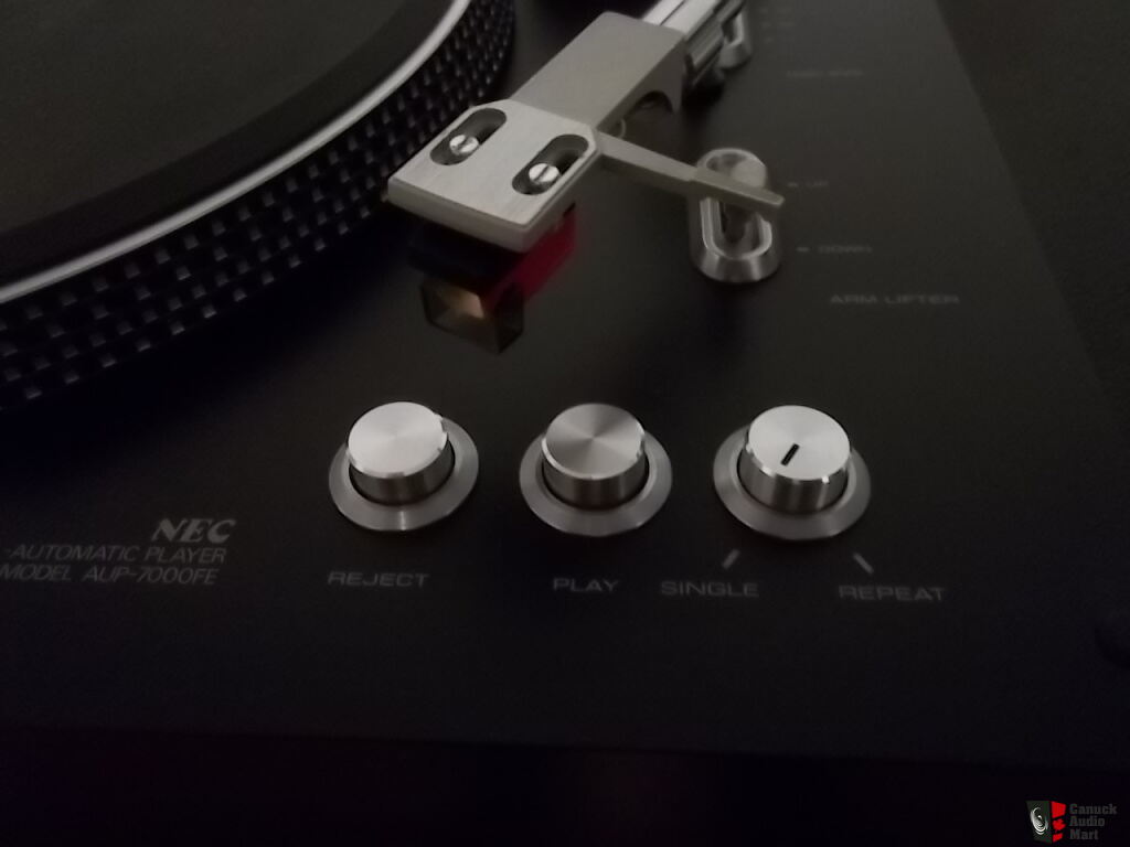 NEC AUP-7000FE Turntable, Very Rare Photo #501542 - Canuck Audio Mart