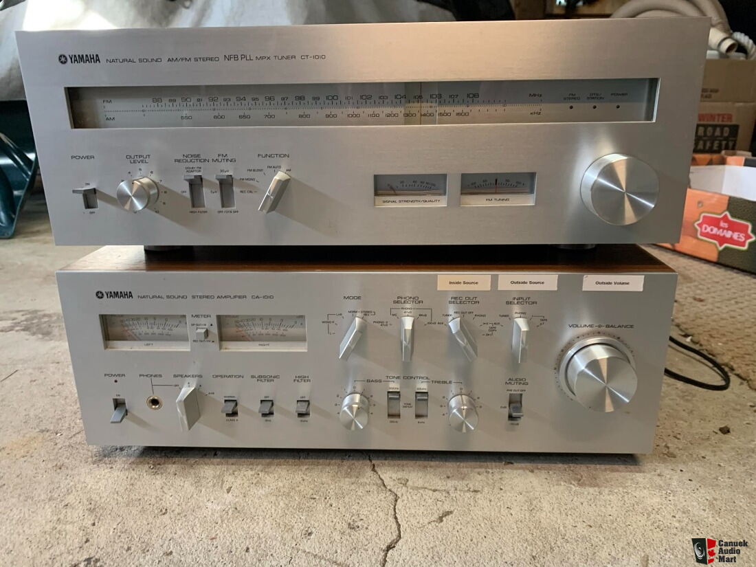 Yamaha CA-1010 and matching CT-1010