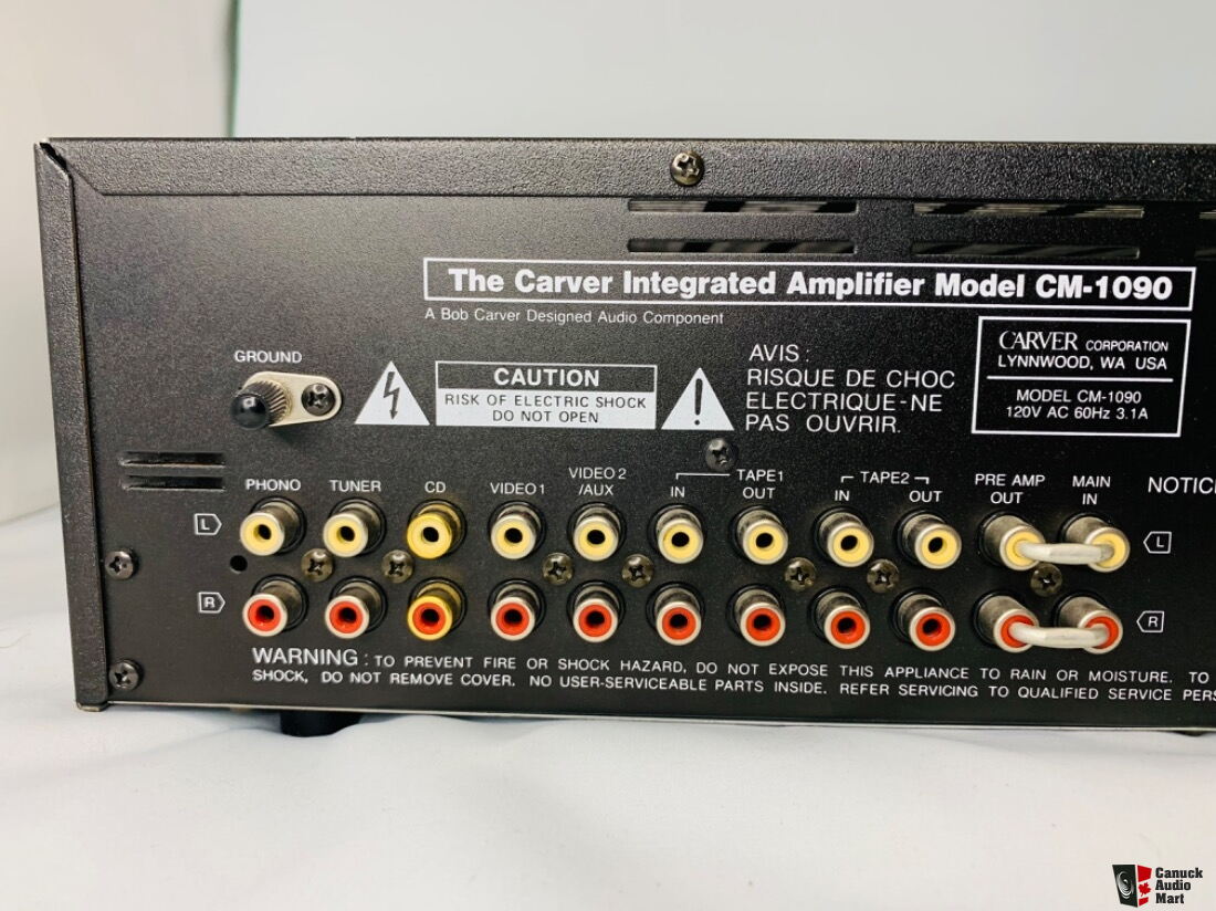 Carver CM-1090 Integrated Amplifier (Japan) Photo #5017394 - Canuck ...