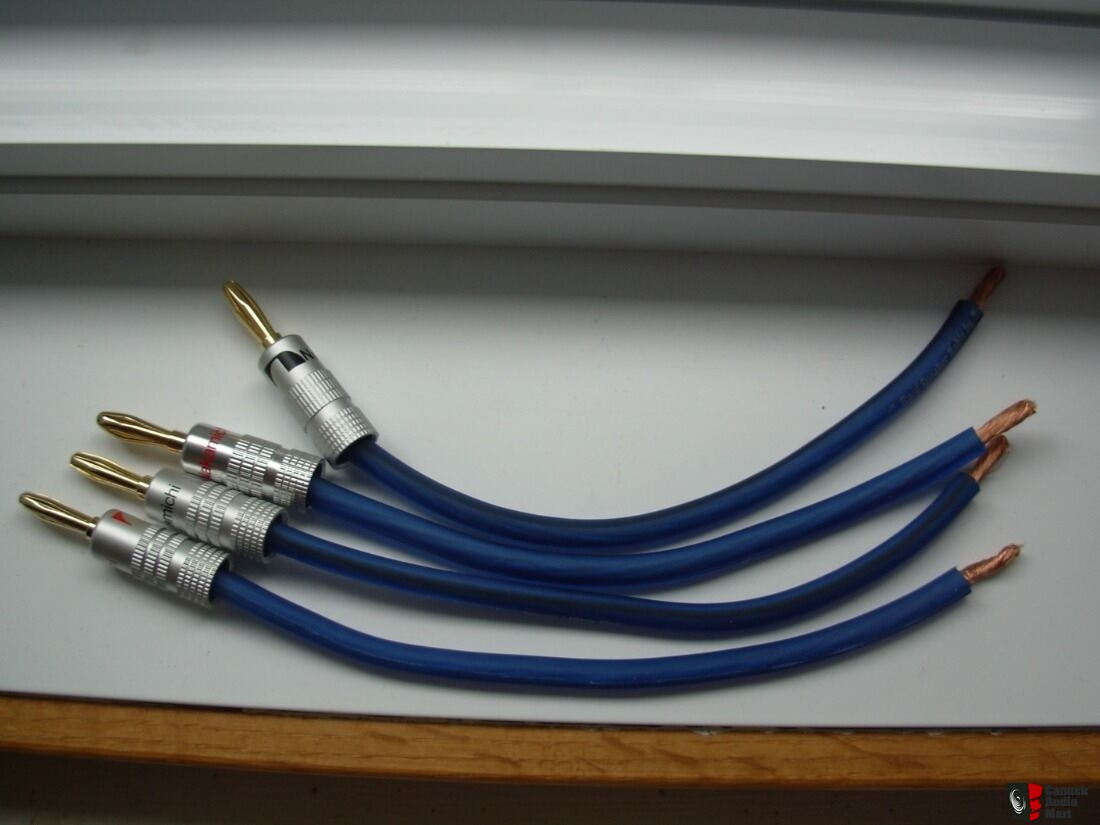 10 awg gauge hi-fi speaker cables - good quality - 8ft pair Photo ...