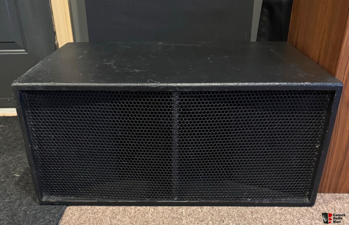 Custom dual 12in subwoofer with B&C 12NW100 Neo woofers For Sale ...